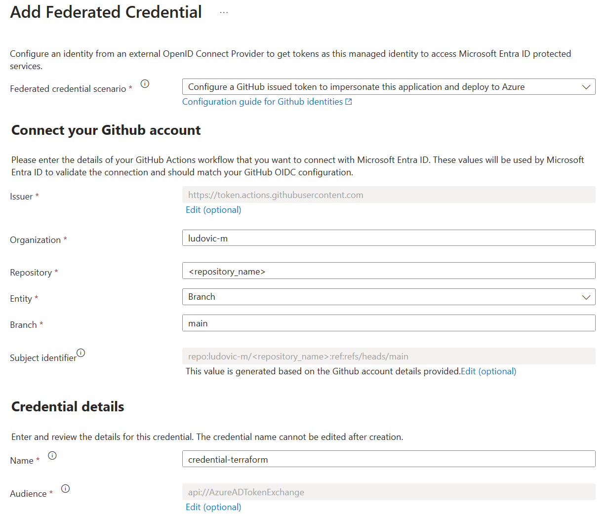 Terraform Deployment On Azure With Github Actions And Workload Identity 7375